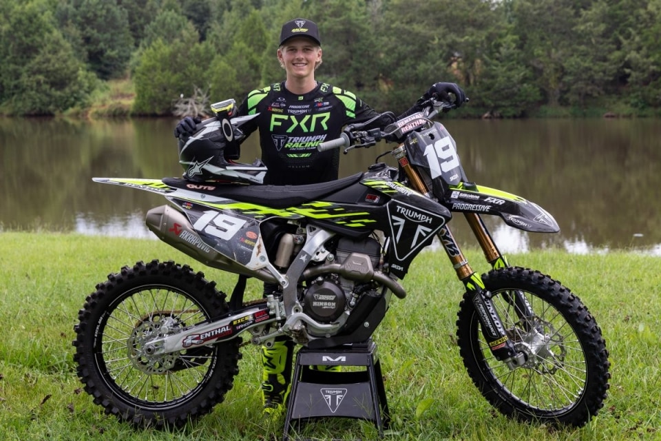 Triumph America si assicura il giovane Deacon Denno - Xoffroad